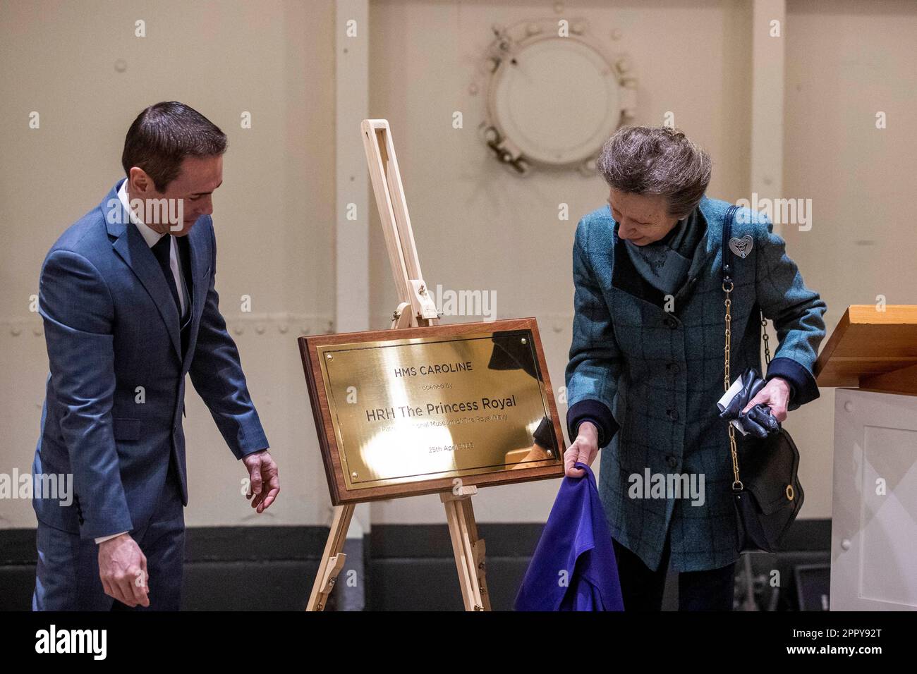 The Princess Royal, with Kerry Rooney, Business Development Manager for ...