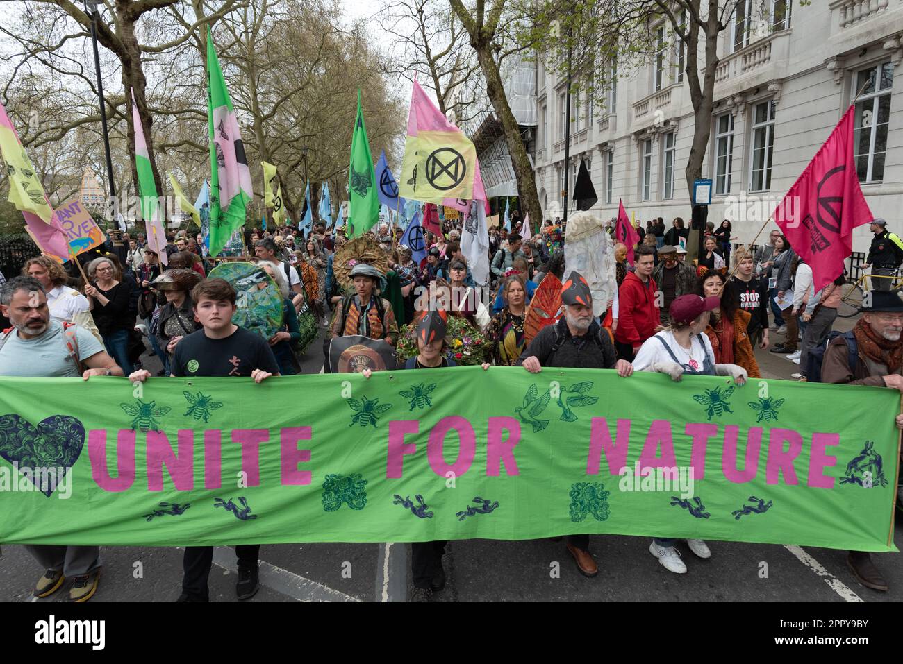 London, UK. 22 April, 2023. Day 2 of four days of climate protests ...