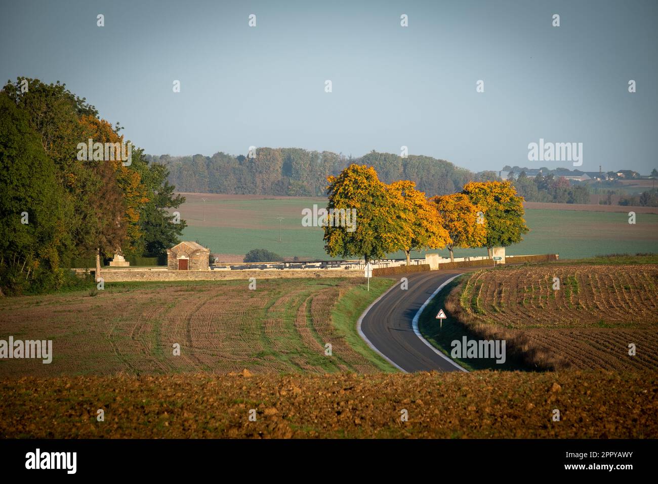 Connaught Cemetery in the Somme region of France Stock Photo - Alamy