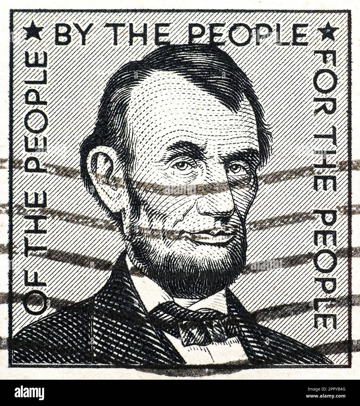 USA - Circa 1959: President Abraham Lincoln (1809-1865) portrait from ...