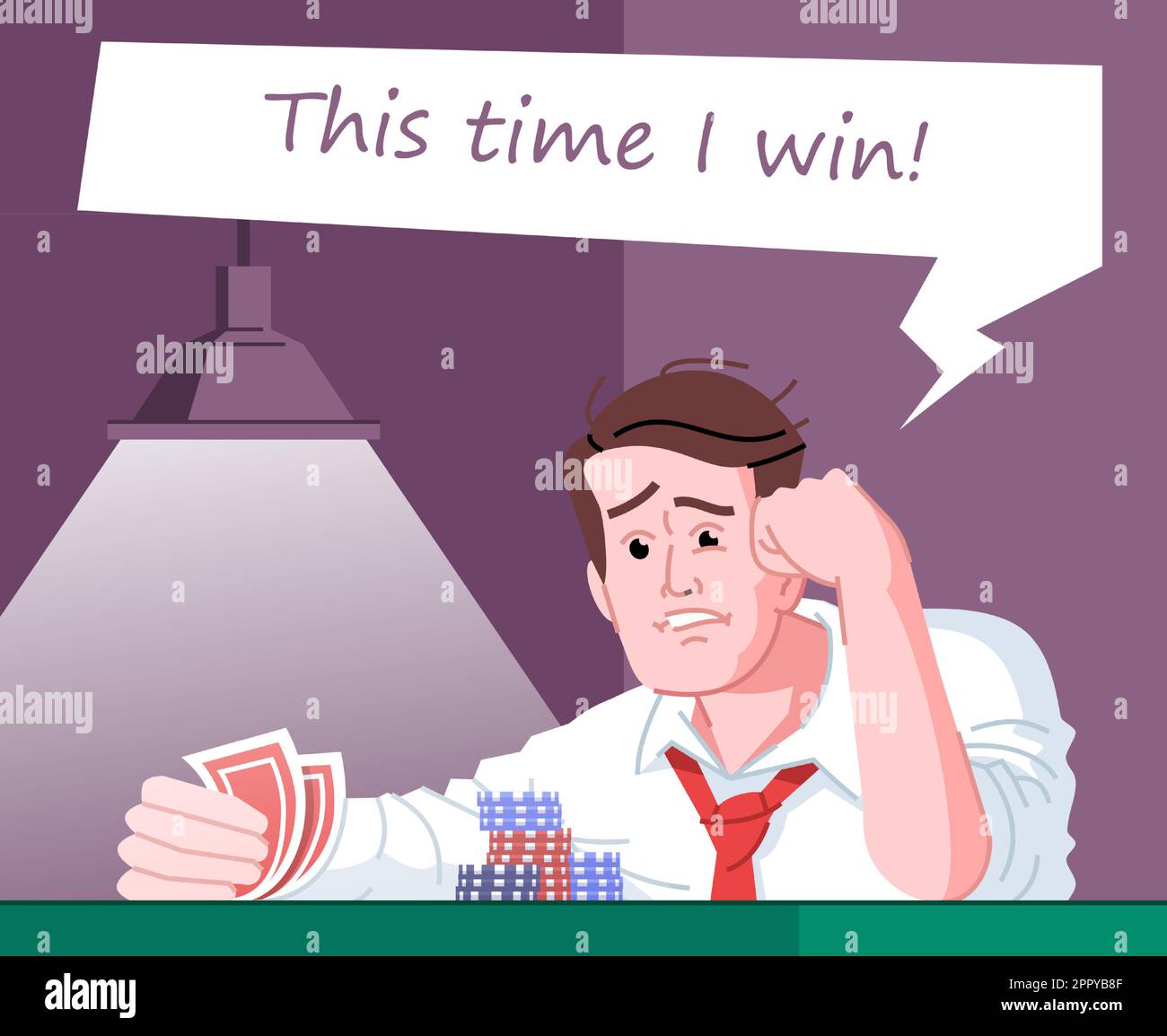 Poker player sad hi-res stock photography and images - Alamy
