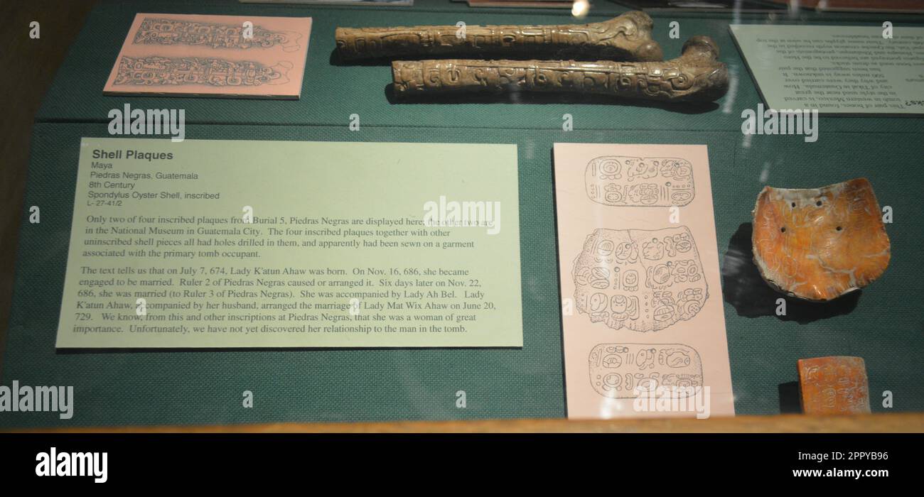 Piedras negras archaelogical site hi-res stock photography and images ...