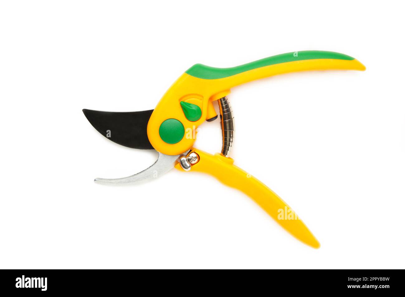 Garden secateurs isolated on a white background Stock Photo - Alamy