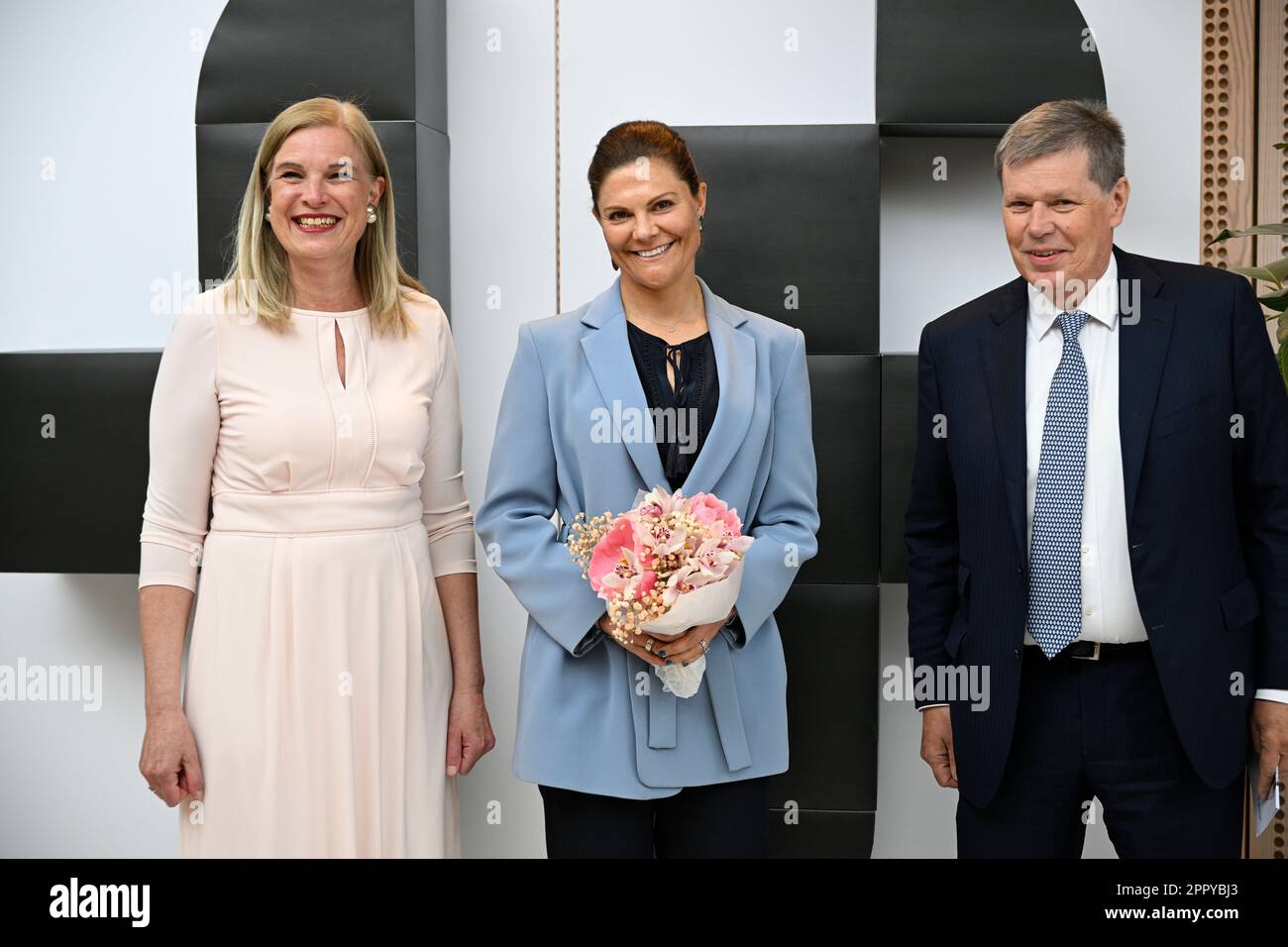 Anna Hemlin, general secretary of Hjärnfonden, Crown Princess Victoria ...