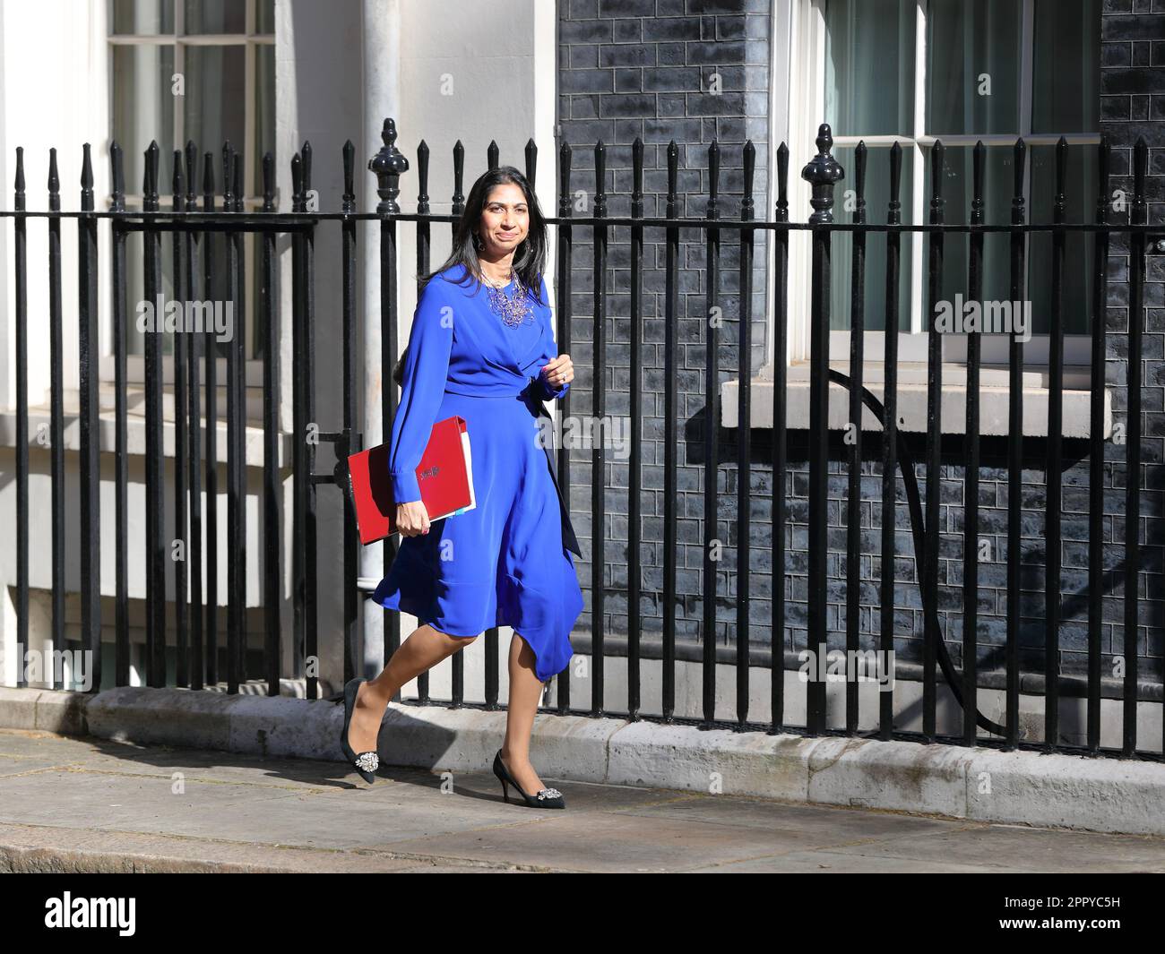 London, UK. 25th Apr, 2023. Suella Braverman, Secretary of State for ...