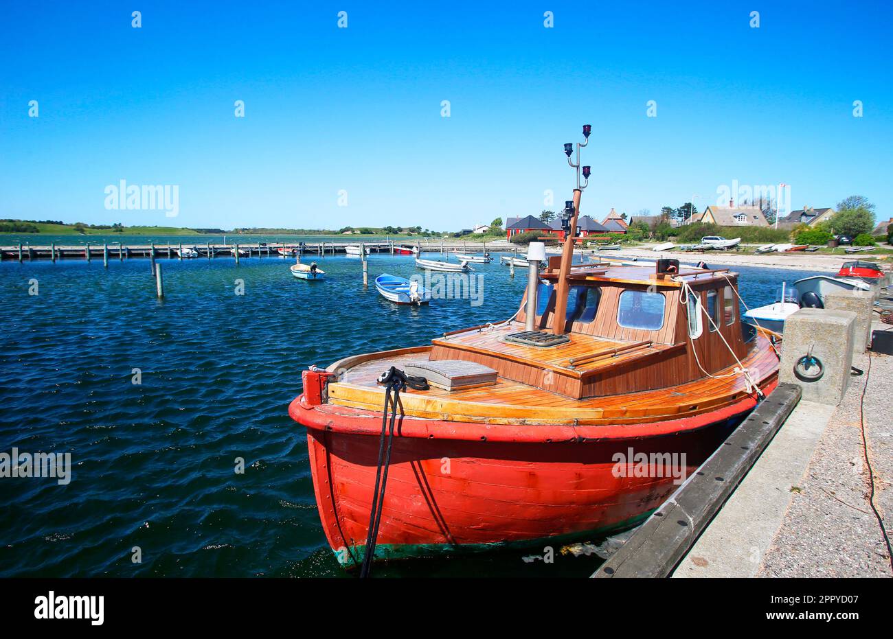Boats at Samso Island, Denmark, Europe Stock Photo - Alamy