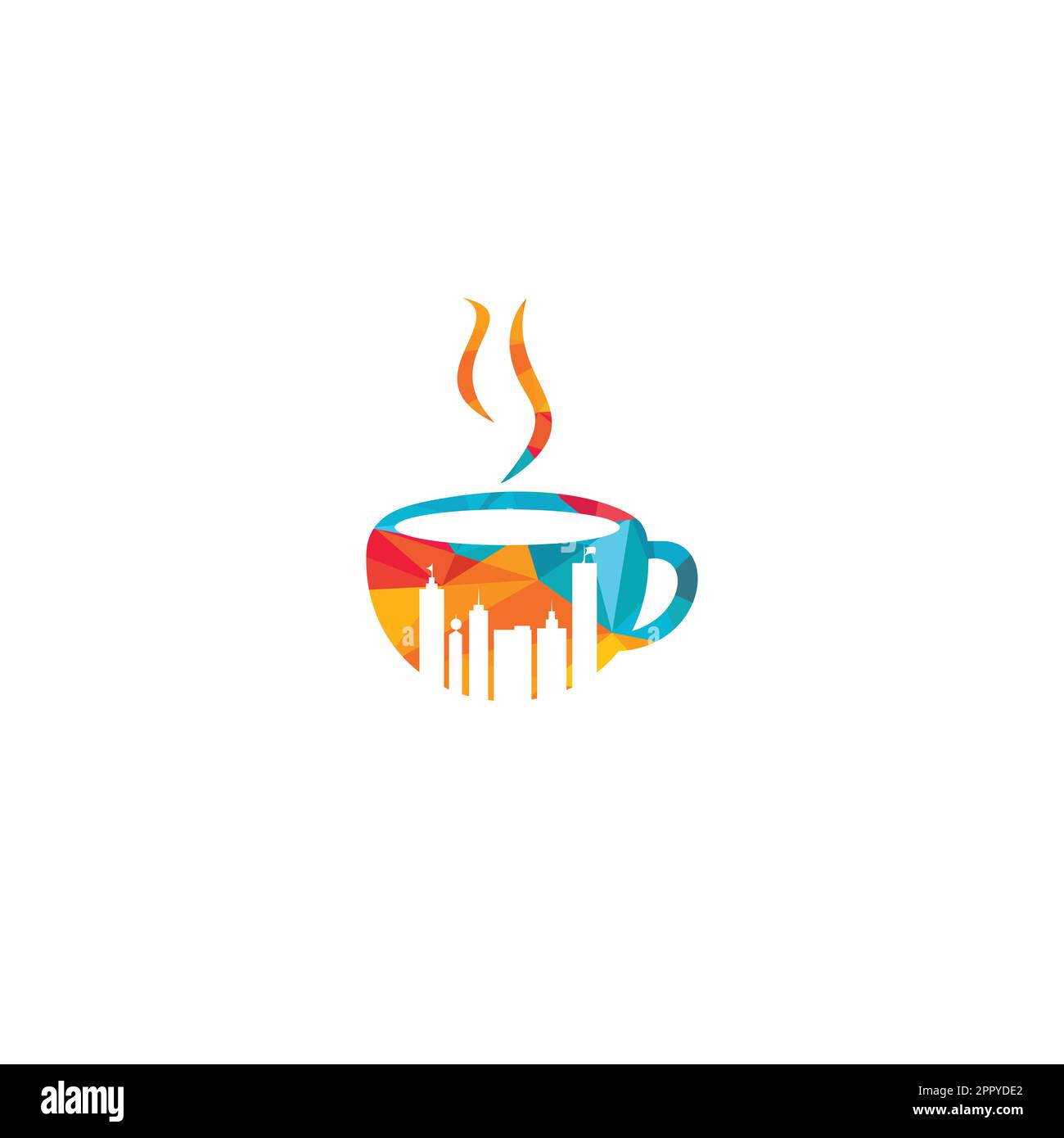 Coffee city vector logo design Stock Vector Image & Art - Alamy