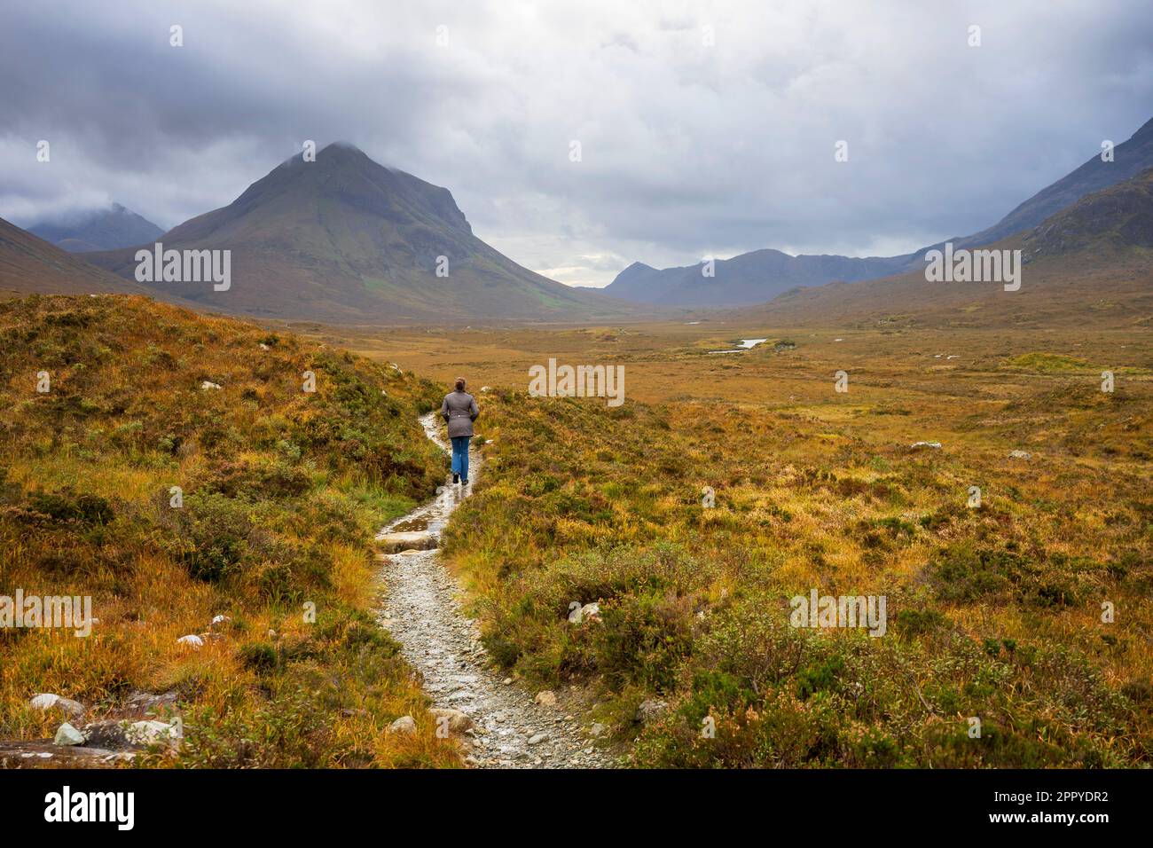 Black Cuillin Mountains, Isle of Skye, Scotland Stock Photo - Alamy
