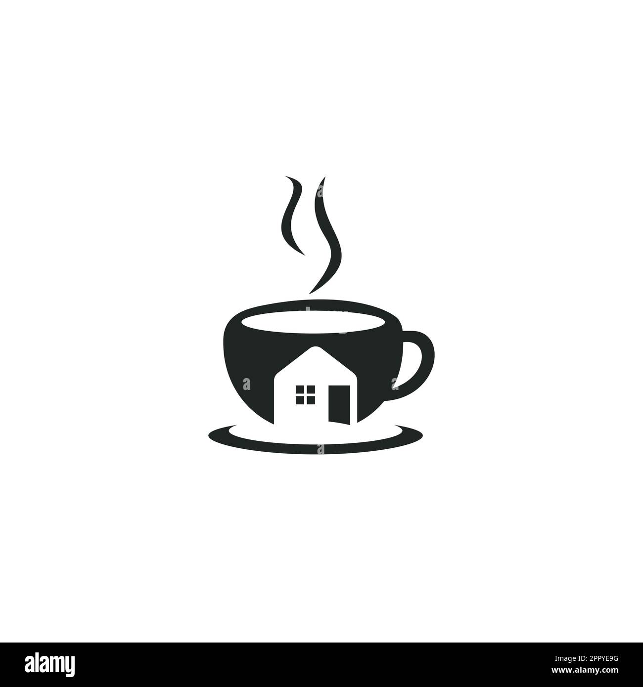 Coffee shop vector logo design Stock Vector Image & Art - Alamy