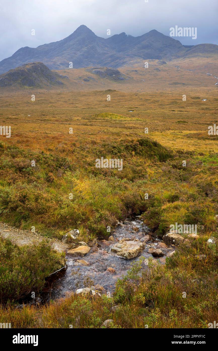 Black Cuillin Mountains, Isle of Skye, Scotland Stock Photo - Alamy