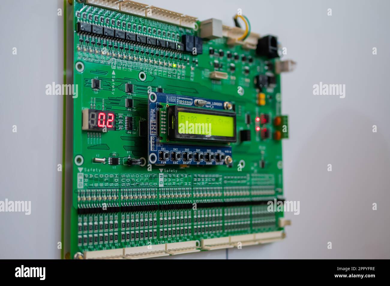 Printed circuit board - pcb for elevator with display module at lift ...