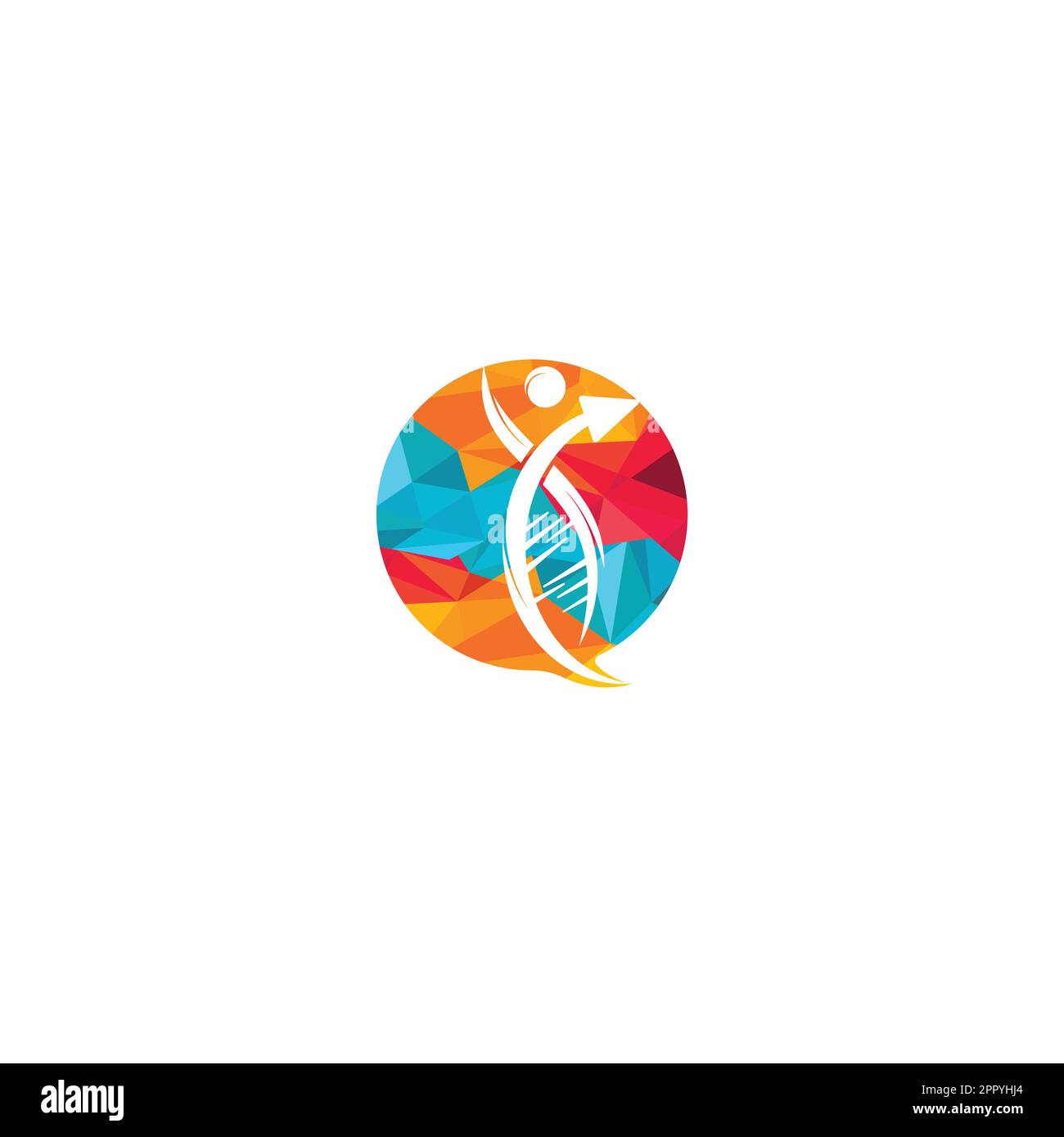 Human DNA and genetic logo design Stock Vector Image & Art - Alamy