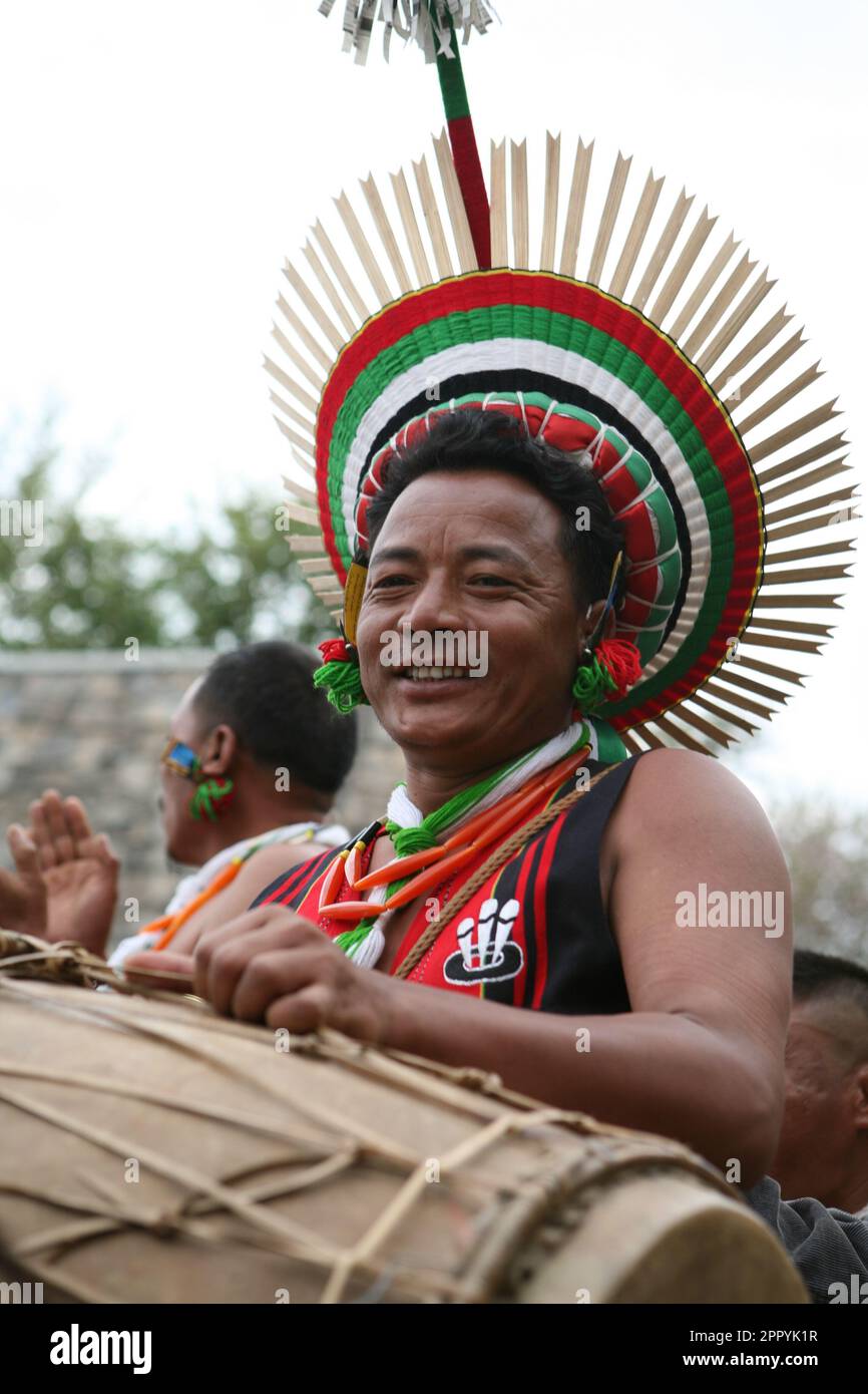 Naga headgear hi-res stock photography and images - Alamy
