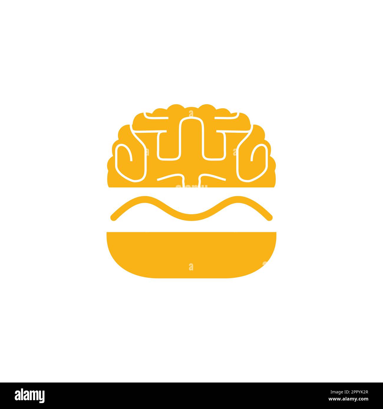 Brain food concept shape Stock Vector Images - Alamy