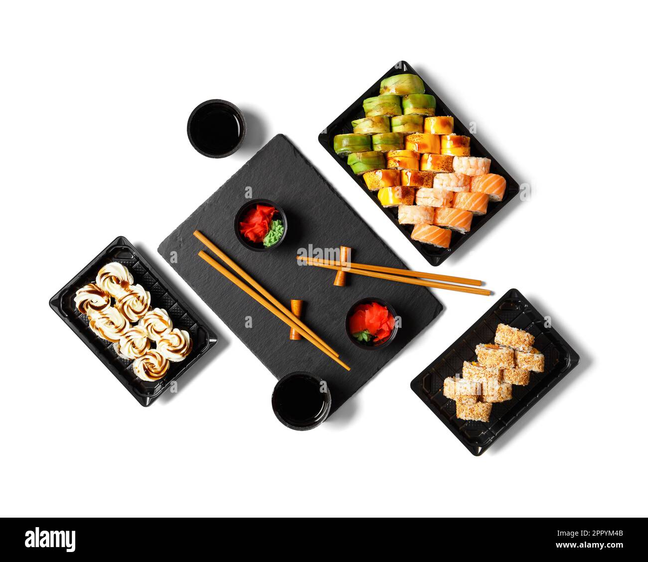 Food in container table container Cut Out Stock Images & Pictures - Alamy
