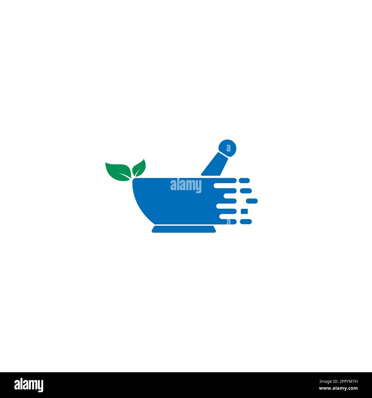 Pharmacy medical logo design. Natural mortar and pestle logo Stock ...
