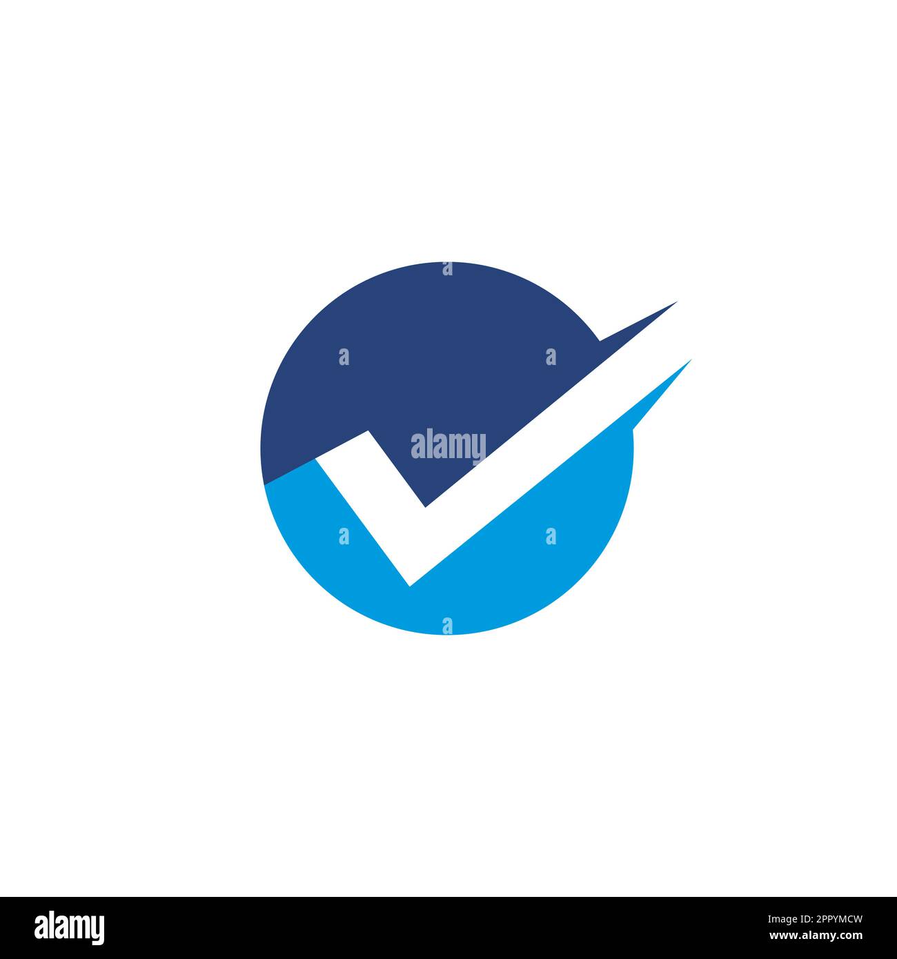 Check mark logo template vector design Stock Vector Image & Art - Alamy