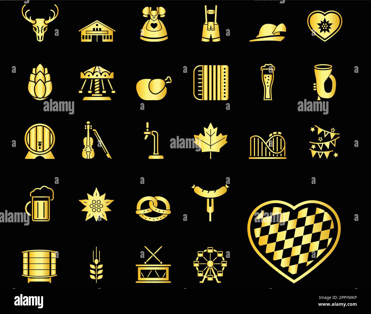 Red flag golden border emblem hi-res stock photography and images - Alamy