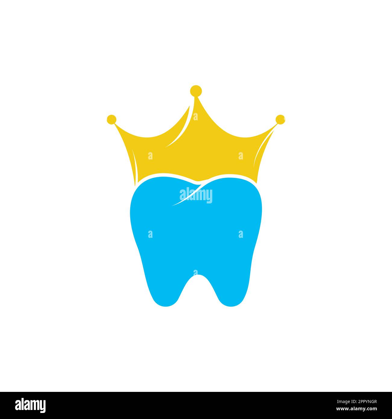 Dental king vector logo design. Tooth and crown icon design Stock ...