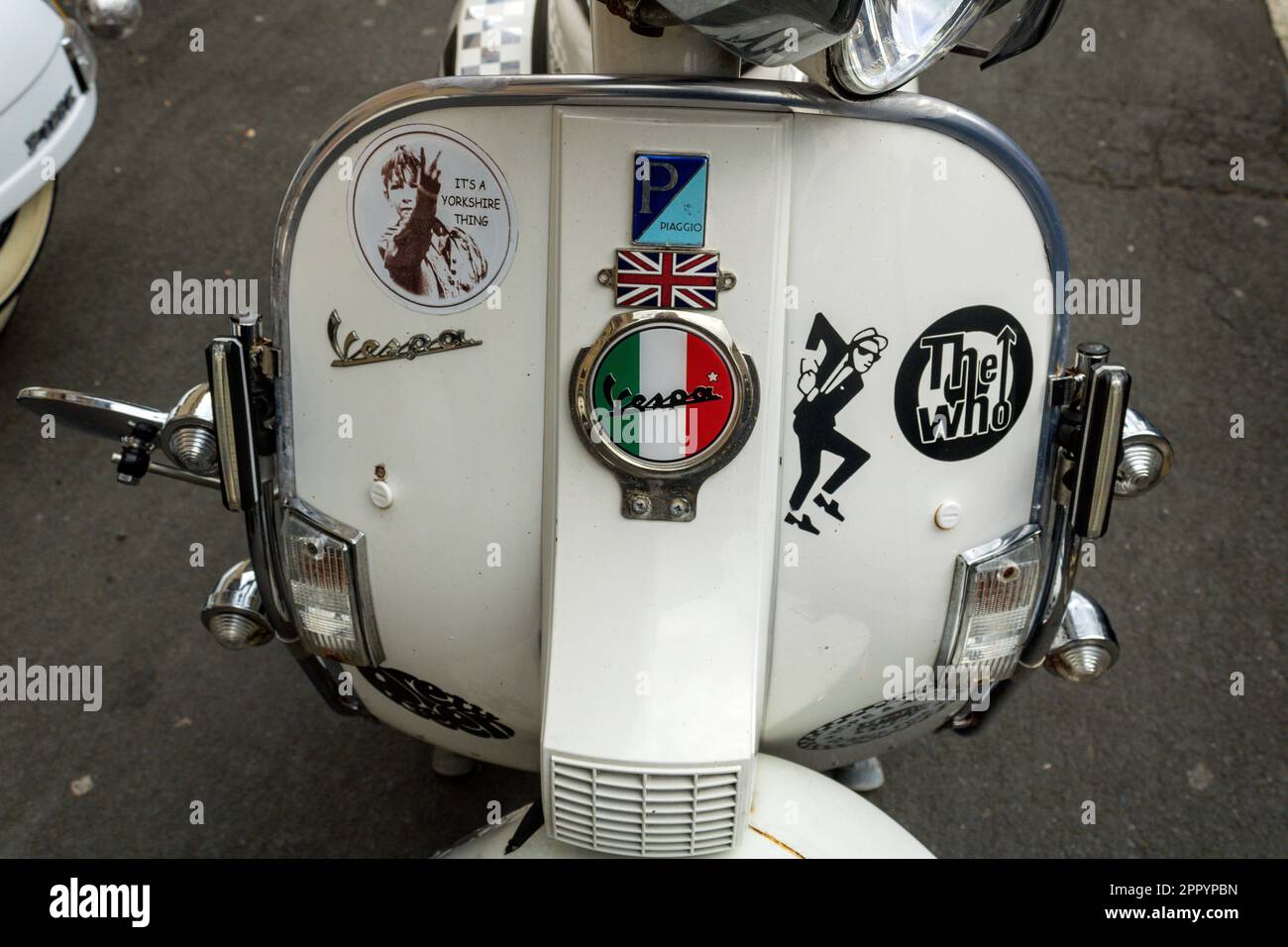 Vespa. Ribble Valley Scooter Rally 2022 Stock Photo - Alamy