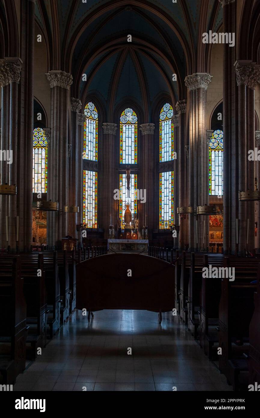 interior of the st. Antuan of the holy trinity in istanbul, turkey ...