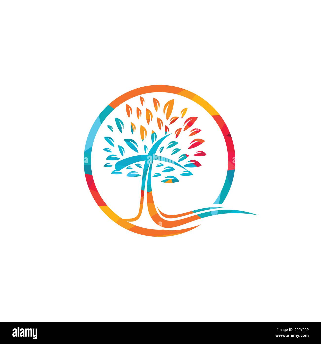 Tree religious cross symbol icon vector design Stock Vector Image & Art ...