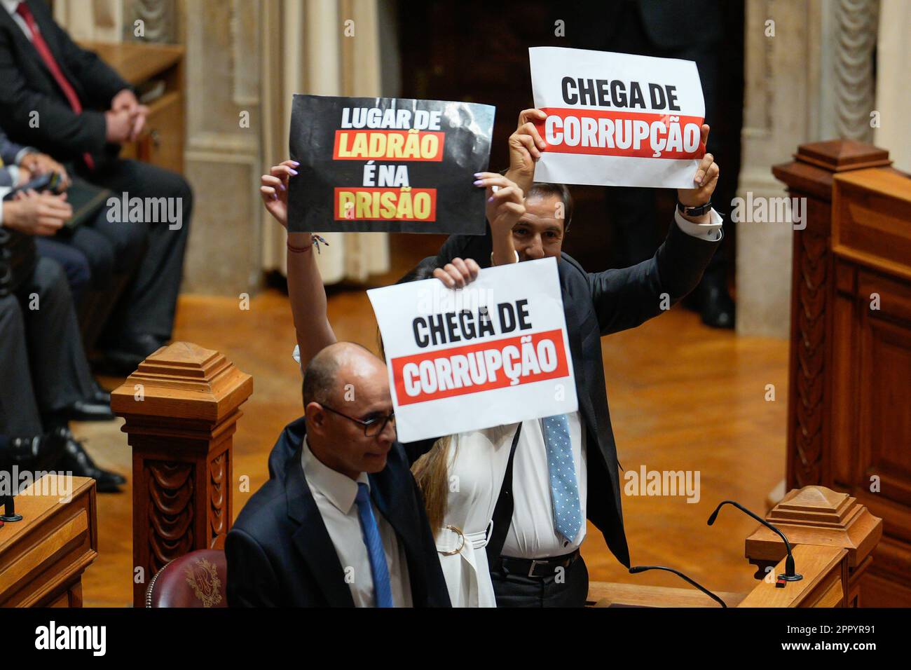 Portuguese chega political party hi-res stock photography and images ...