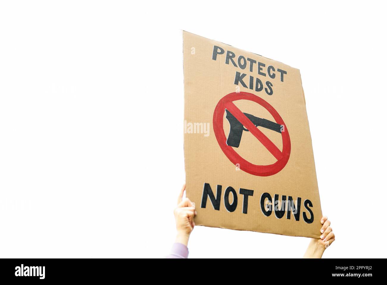 Student protest supporting gun control on the road- People march for ...