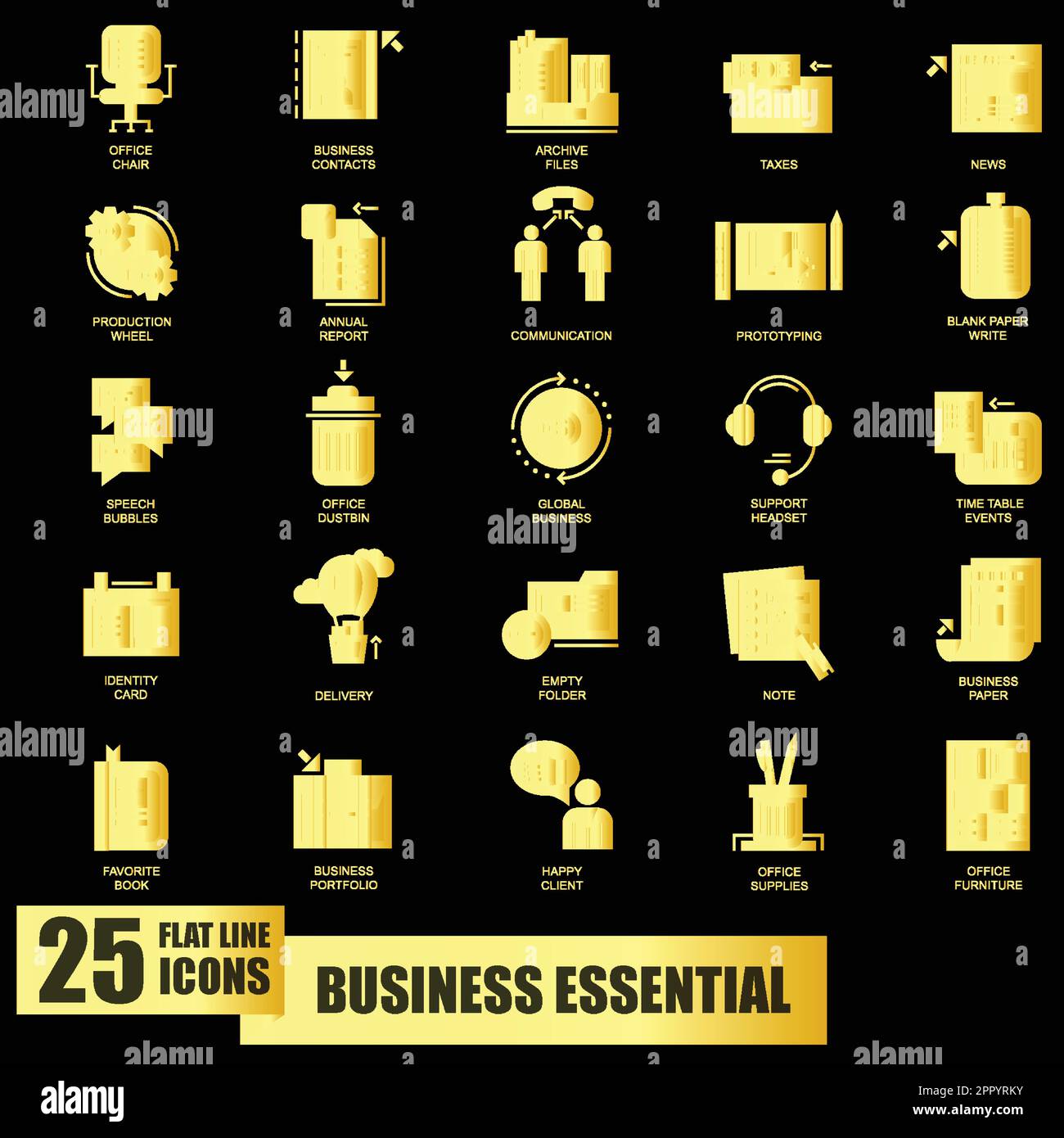 Essential icons hi-res stock photography and images - Alamy