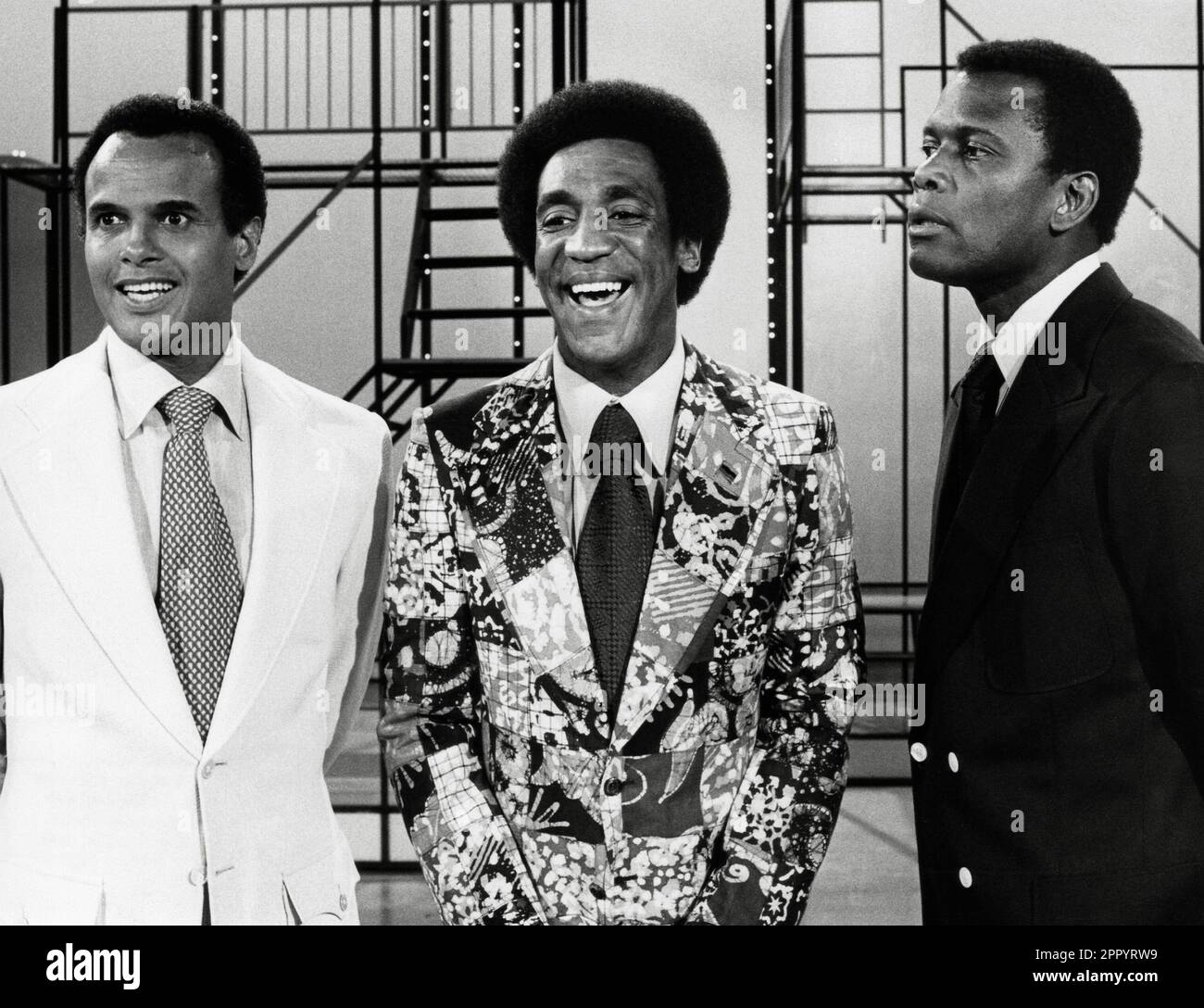 Harry Belafonte, Bill Cosby, Sidney Poitier, "The New Bill Cosby Show ...