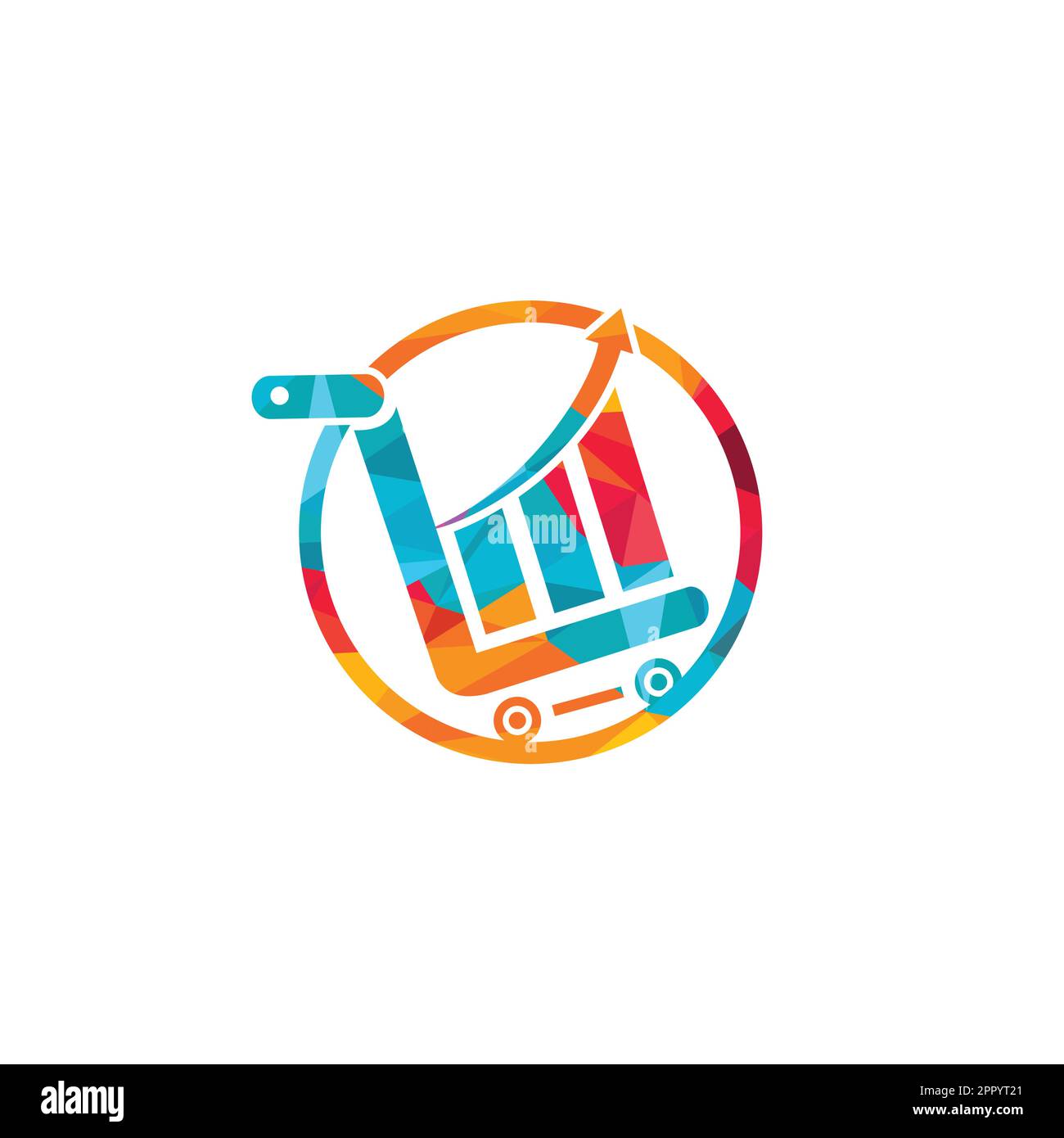 Business and Stock market logo design. Vector illustration of the bar ...