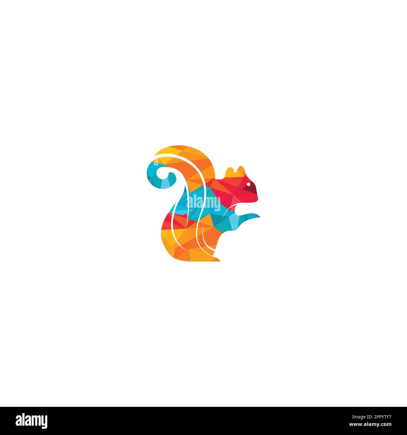 Squirrel vector logo design. Chipmunk logo design Stock Vector Image ...
