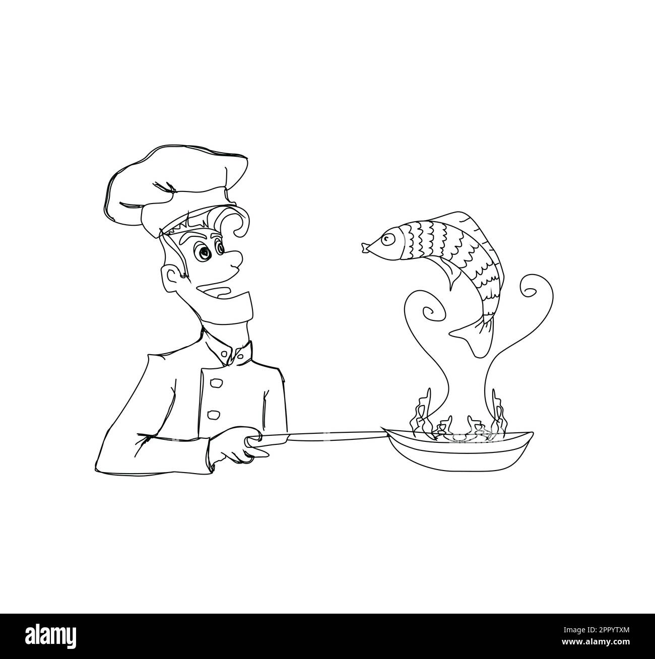 Iron chef cartoon hi-res stock photography and images - Alamy
