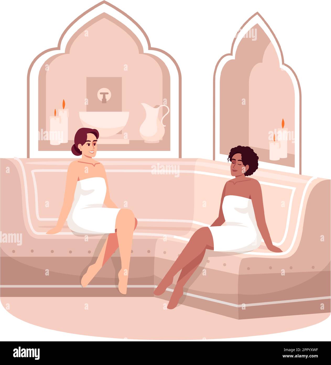 Arabian hammam Stock Vector Images - Alamy