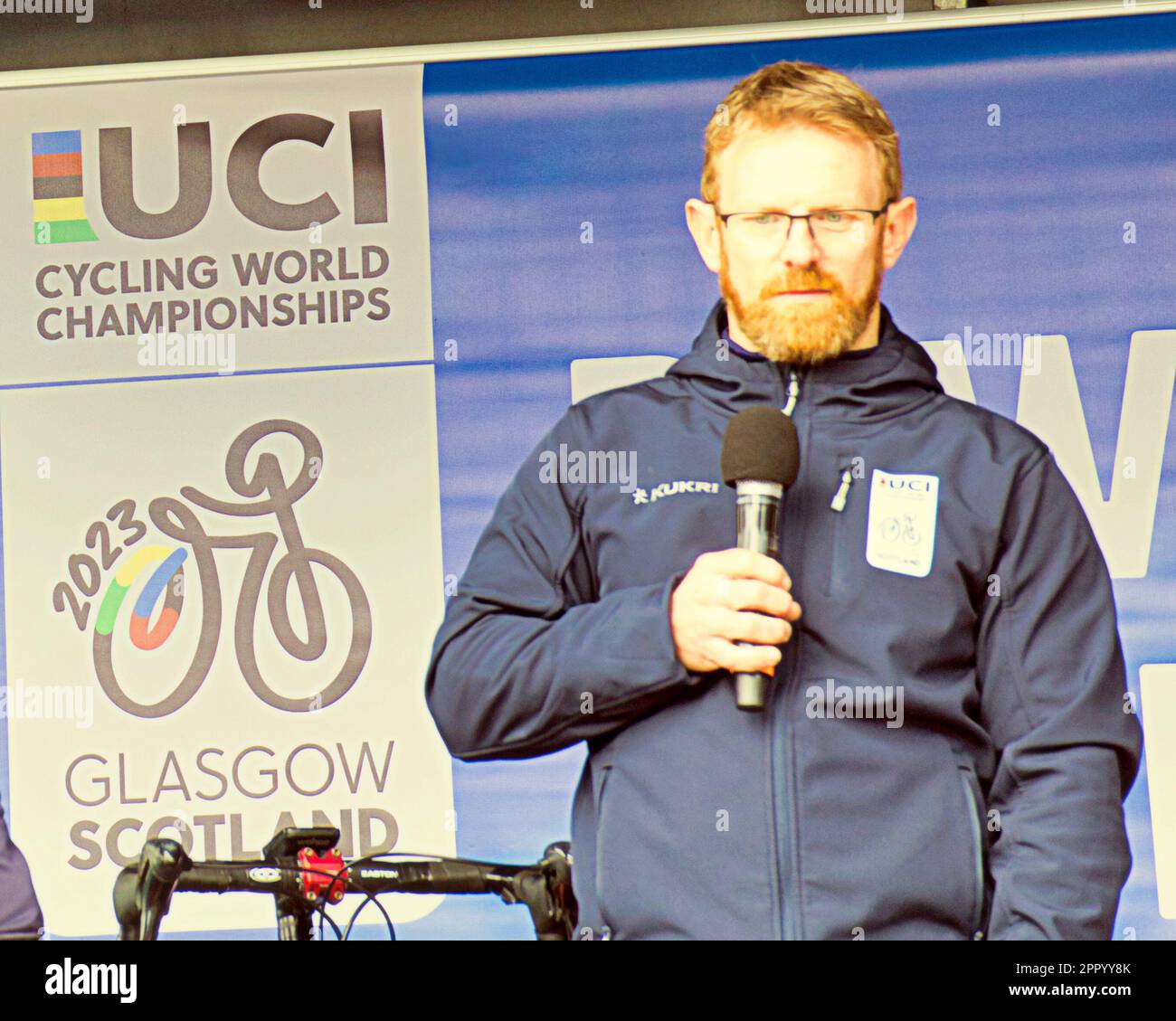 Glasgow, Scotland, UK 25th April, 2023. The 23 Million Mile Challenge ...