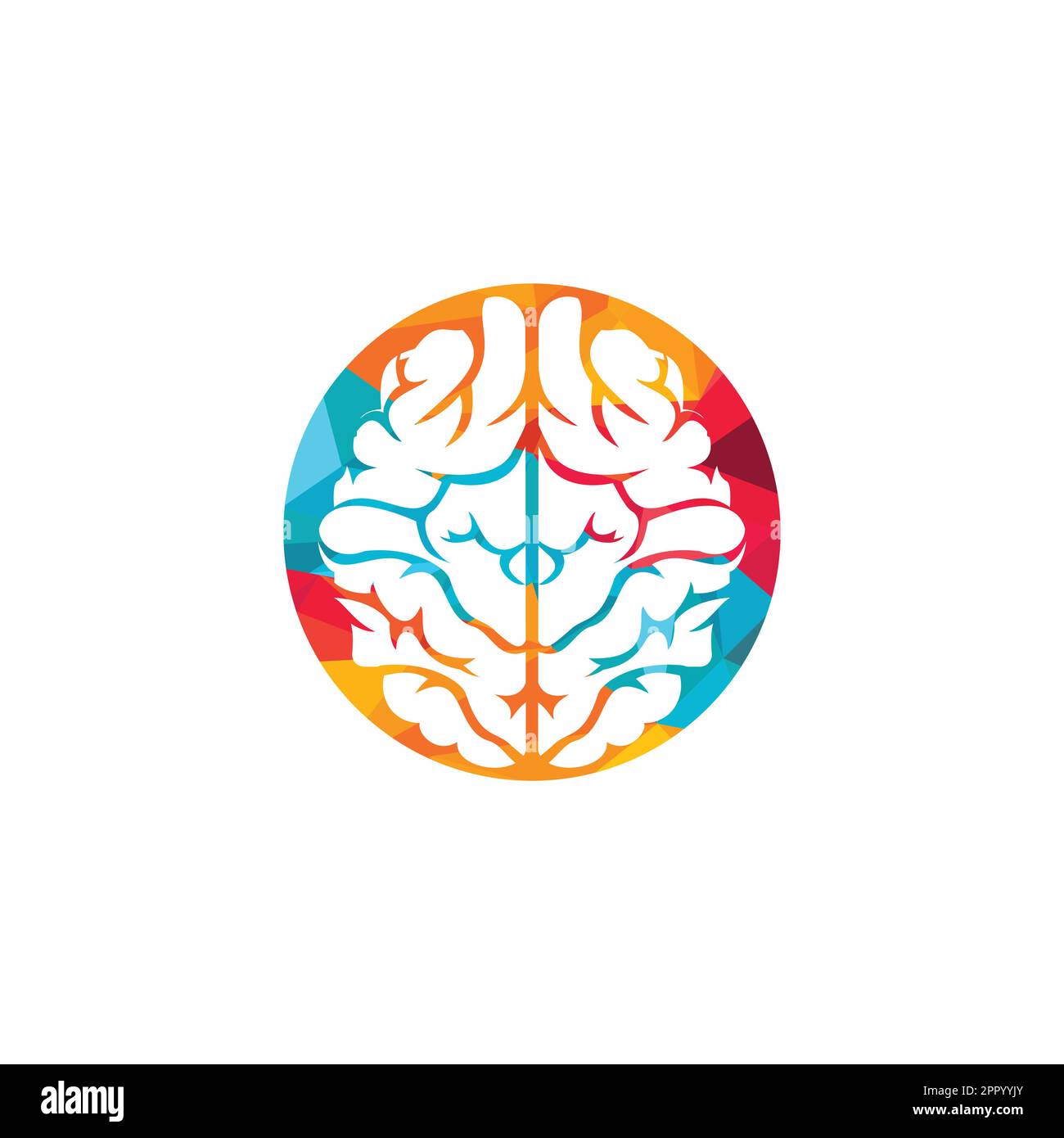 Creative brain logo design. Think idea concept. Brainstorm power ...