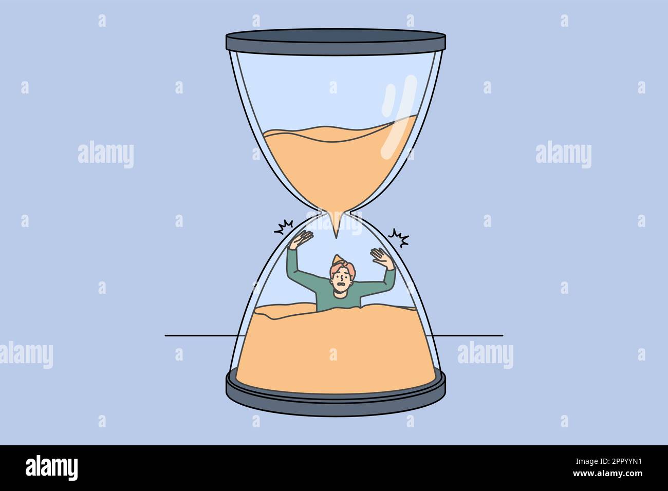 Time sink Stock Vector Images - Alamy
