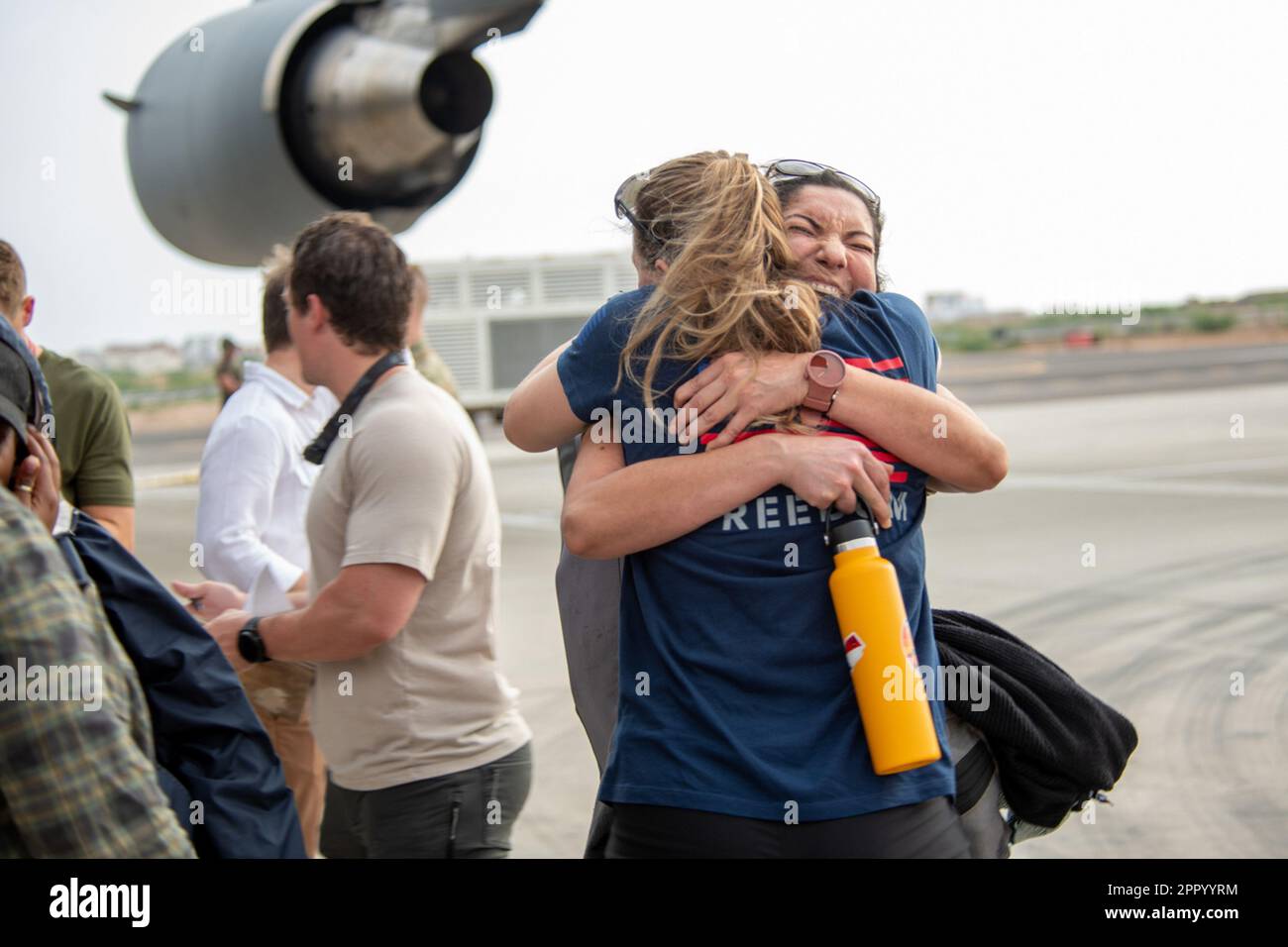 Ambouli, Djibouti. 23rd Apr, 2023. U.S. government personnel evacuated ...
