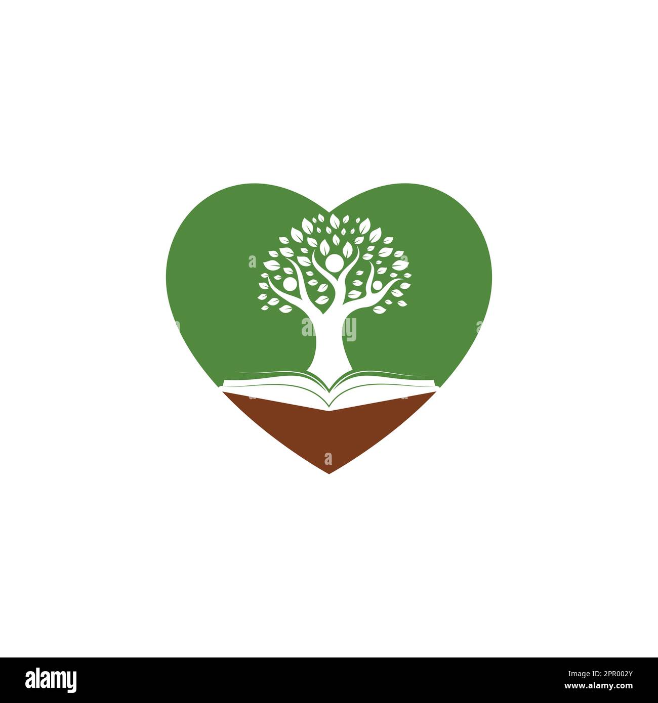 Human tree logo design. Leader education logo design Stock Vector Image ...