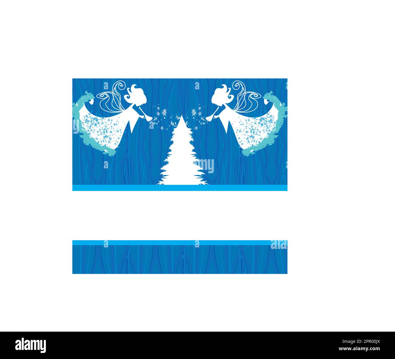 Christmas card angel on Stock Vector Images - Alamy