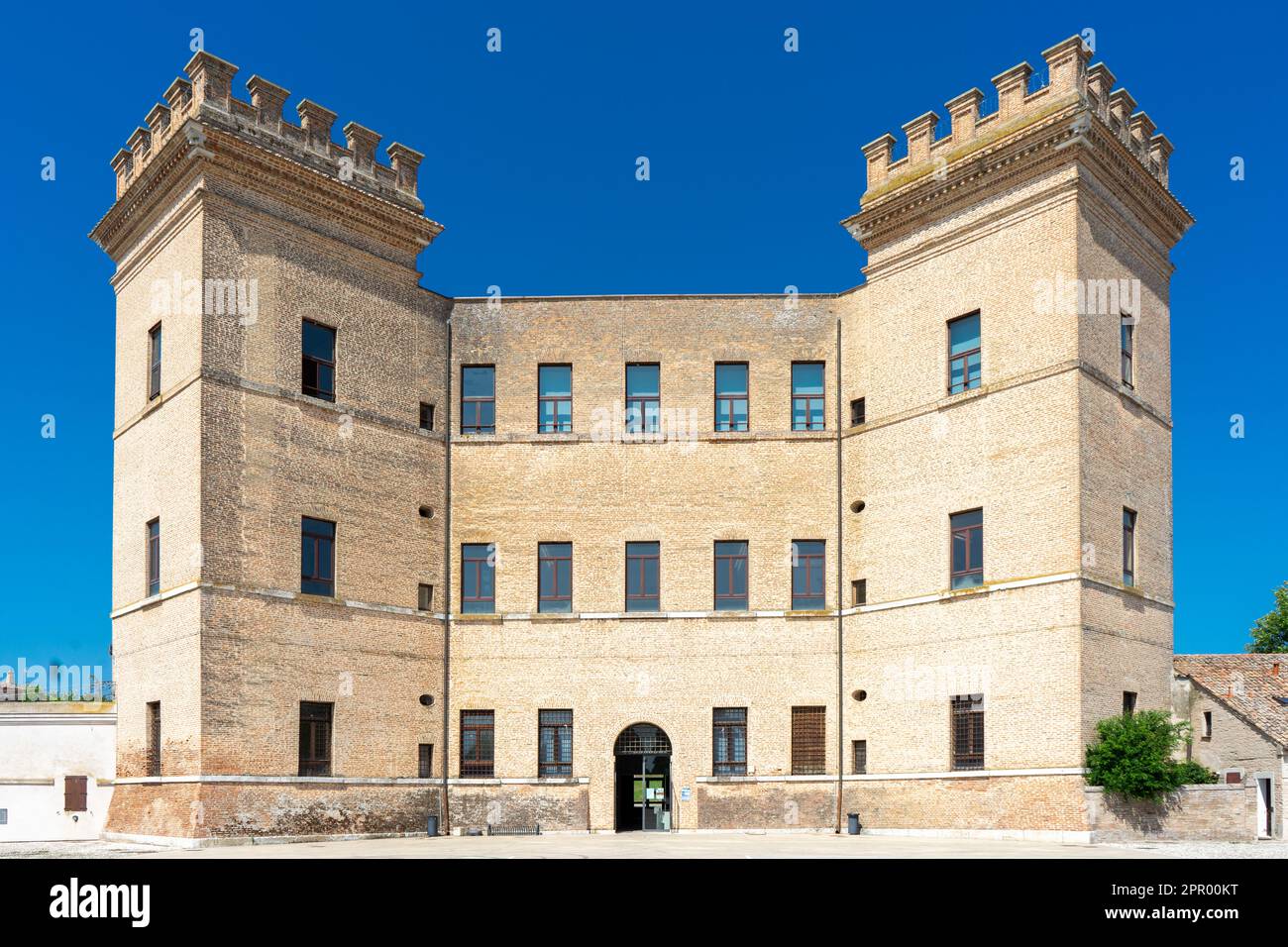 Cycle trip on the right bank of the Po river: Mesola Castle Stock Photo ...