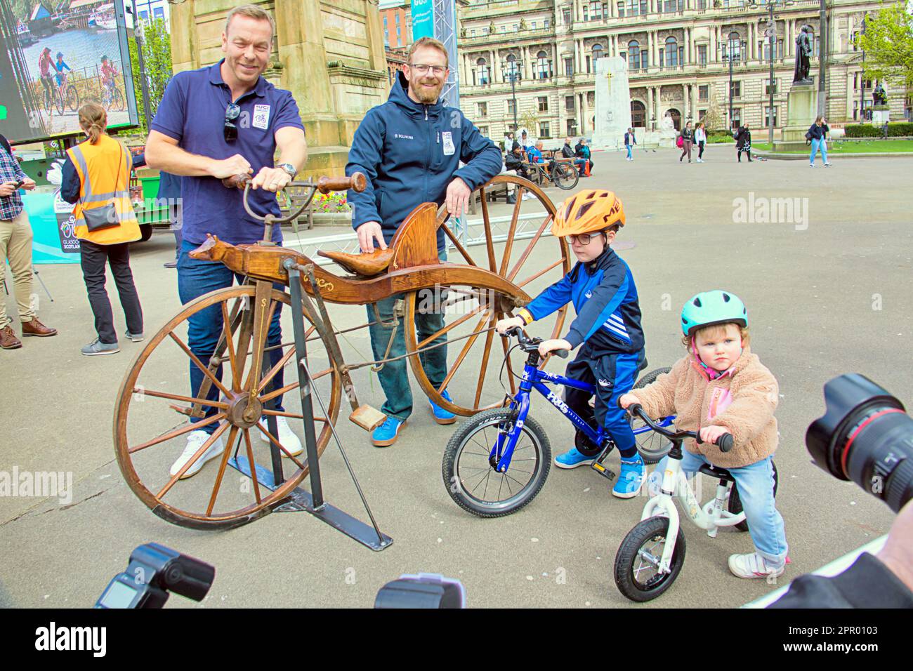 Glasgow, Scotland, UK 25th April, 2023. The 23 Million Mile Challenge ...