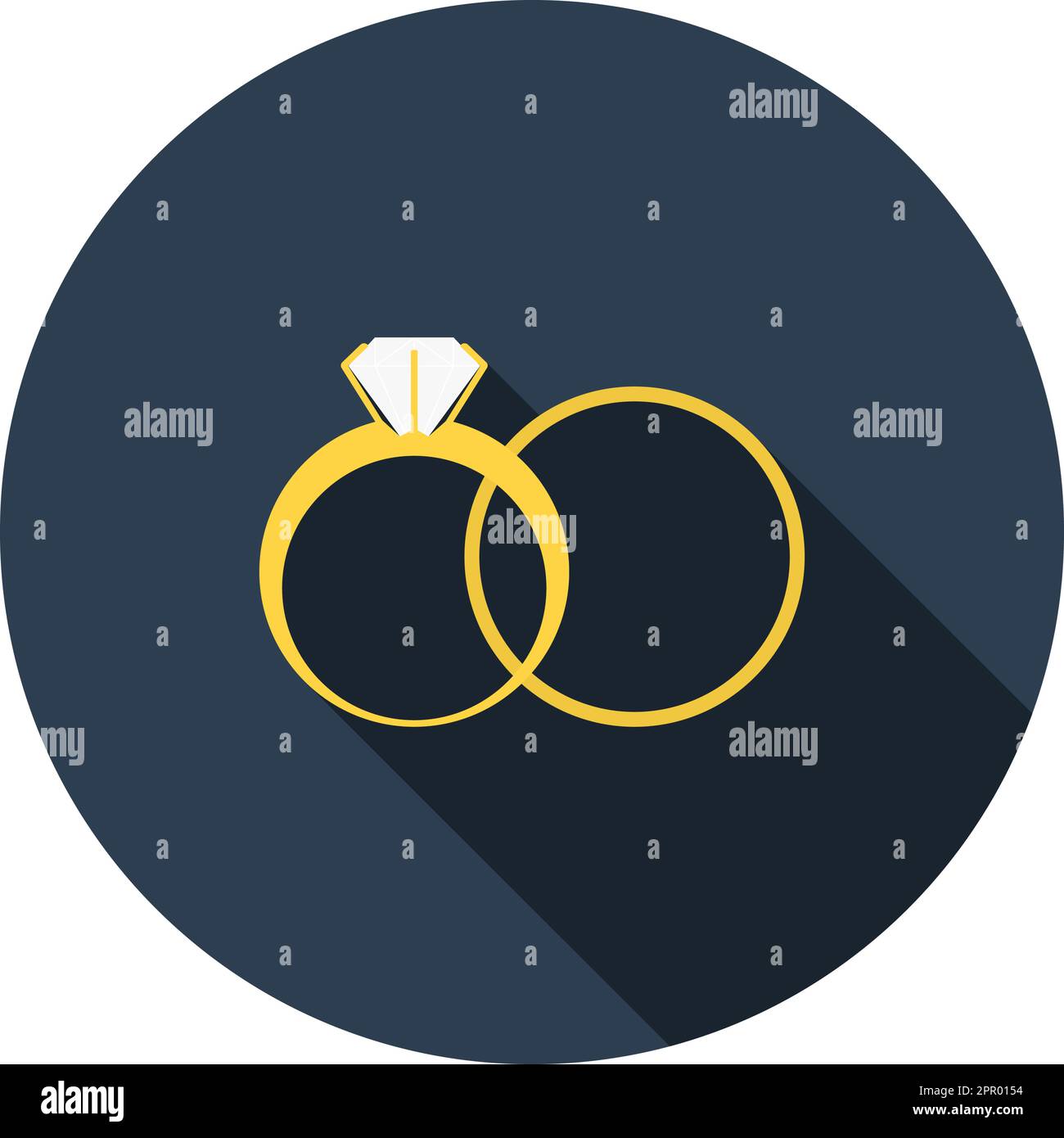 Wedding Rings Icon Stock Vector Image & Art - Alamy