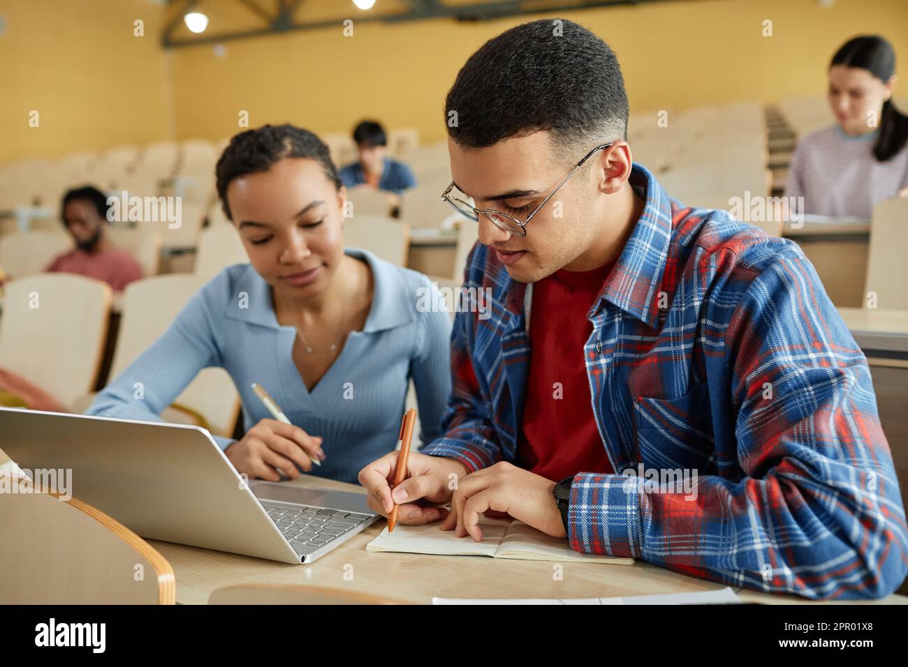 Two classmates hi-res stock photography and images - Alamy