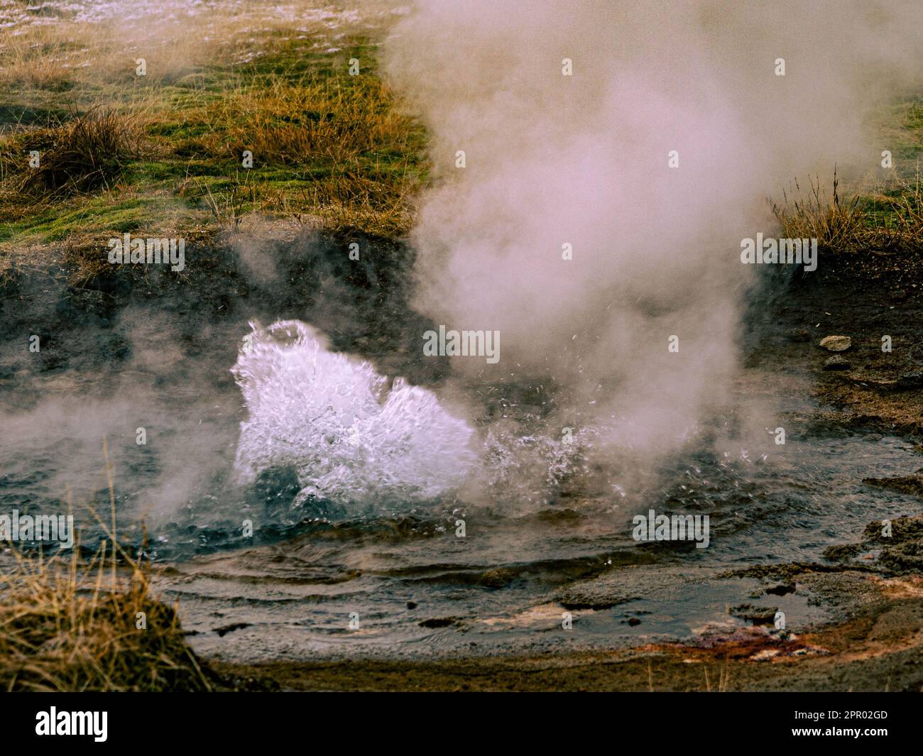 Iceland geysir little geyser hi-res stock photography and images - Alamy