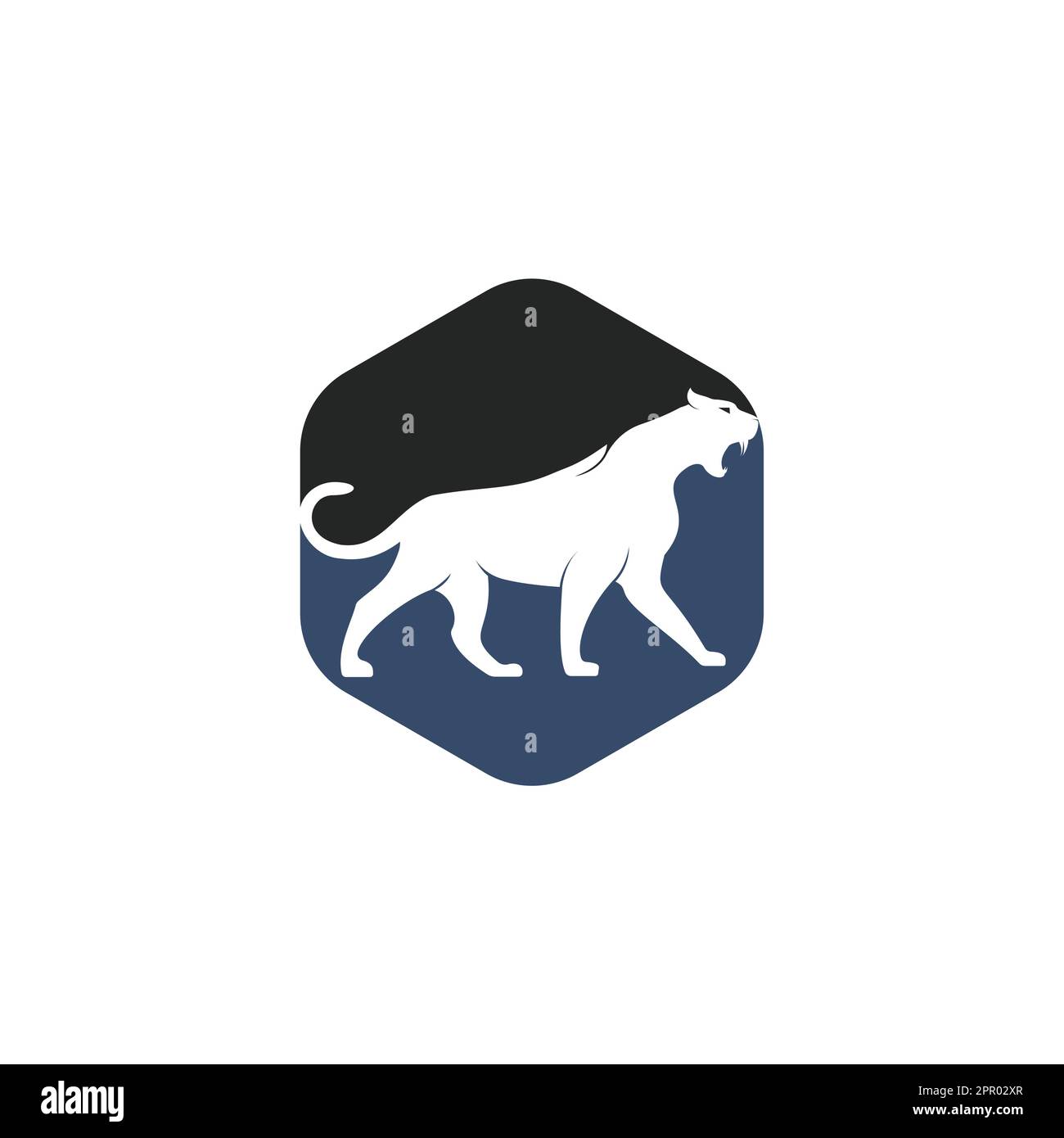 Panther cat wild animal vector logo design. Cheetah logo design concept ...