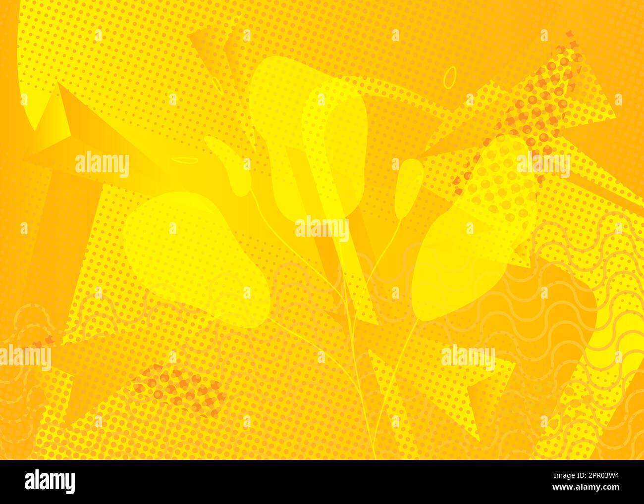 Abstract simple Digital Organic background with Orange Minimal natural ...