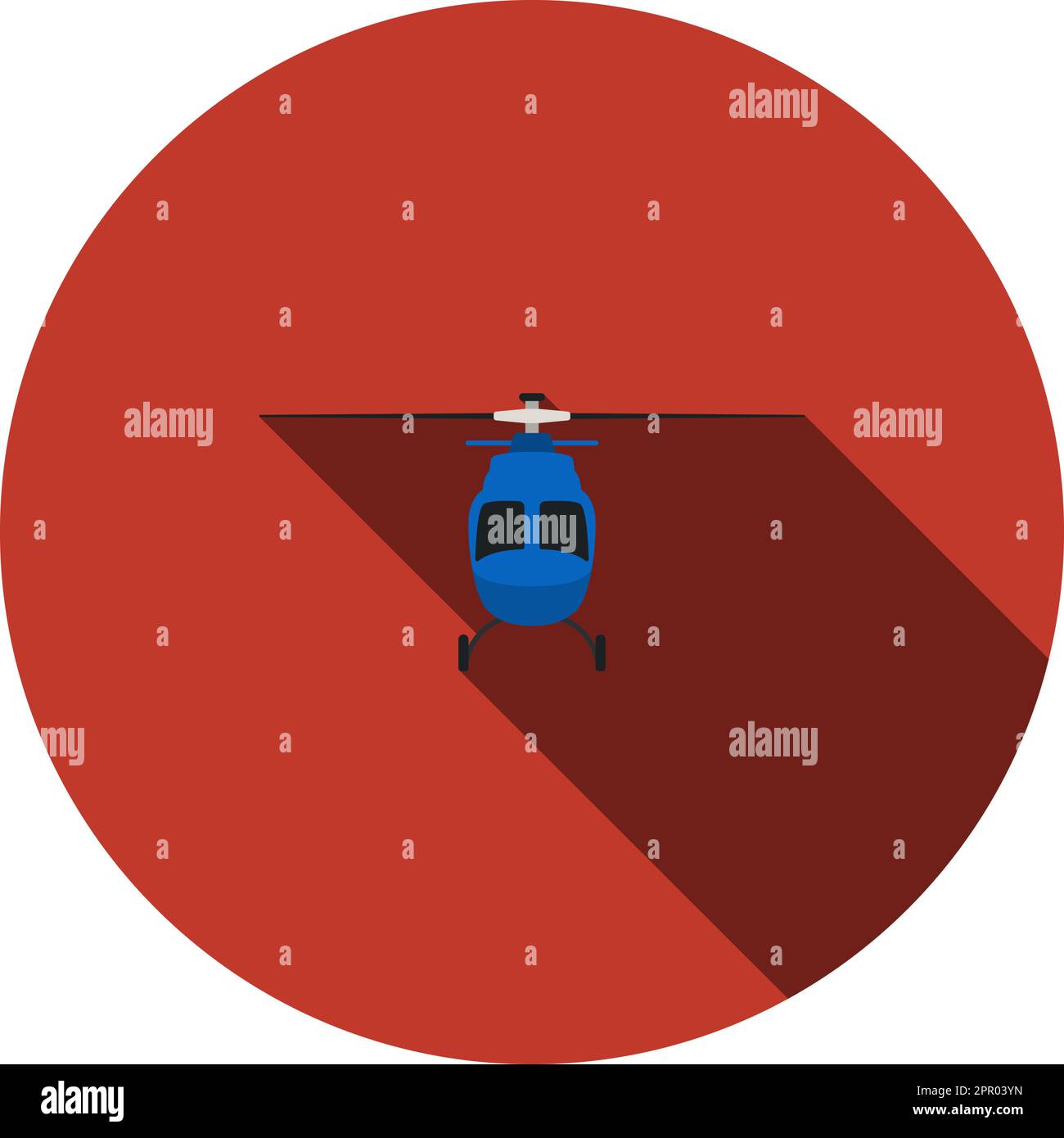 Front view of helicopter Stock Vector Images - Alamy