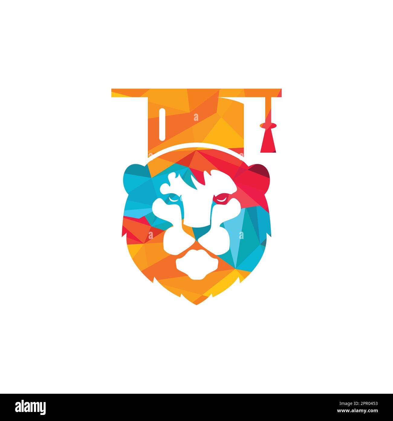 Academy mascot logo hi-res stock photography and images - Alamy