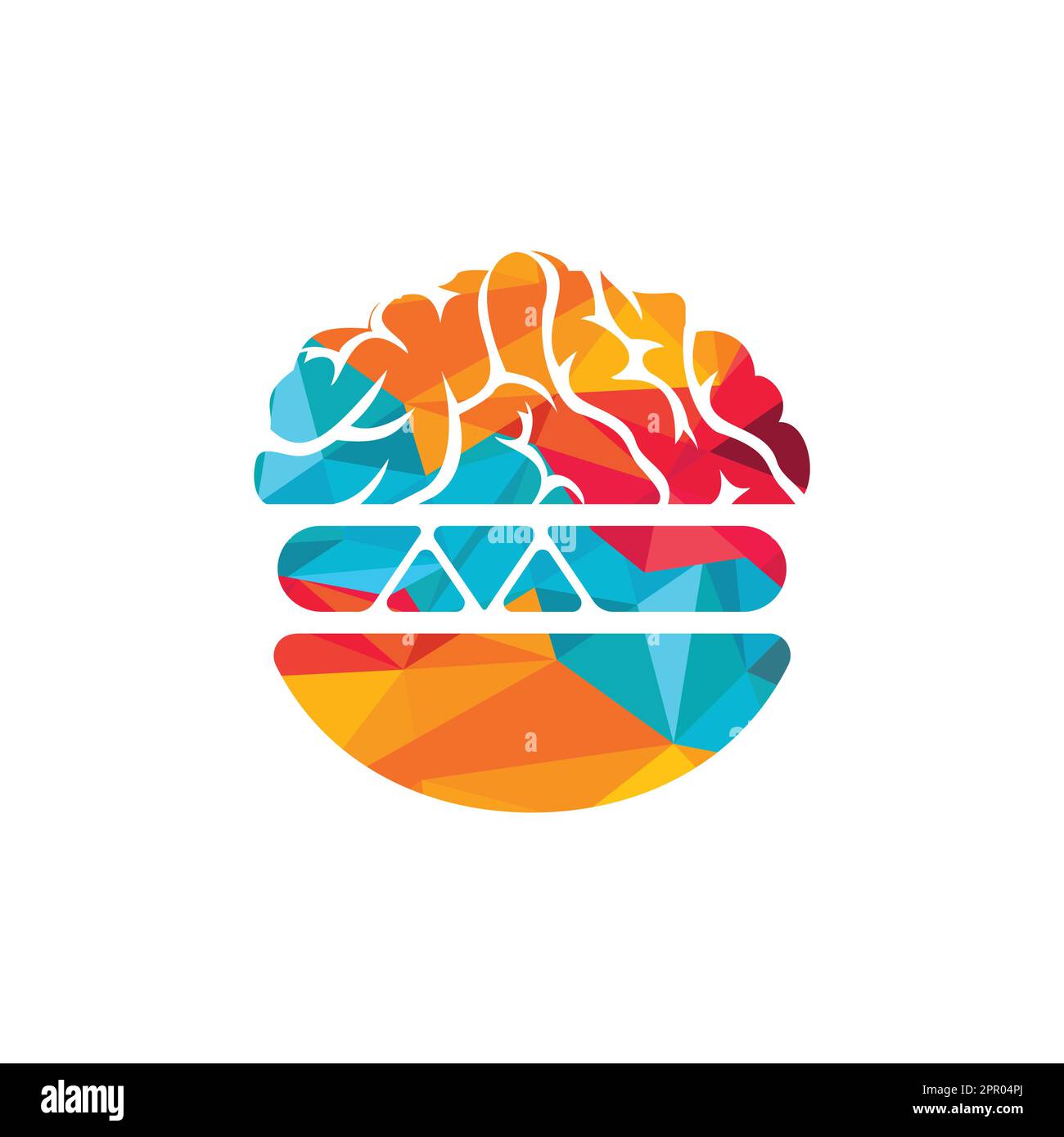 Brain food concept shape Stock Vector Images - Alamy